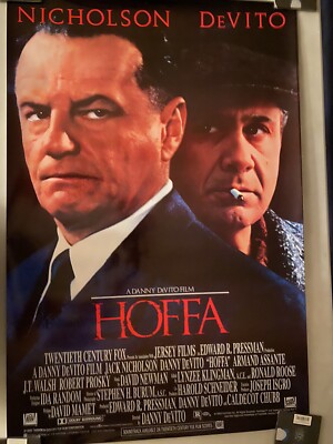 Hoffa Movie Poster - Nicholson/Devito -- 38 x 26. Rolled | eBay