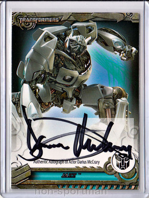 TRANSFORMERS OPTIMUM 2013 DARIUS MCCRARY AUTOGRAPH | eBay
