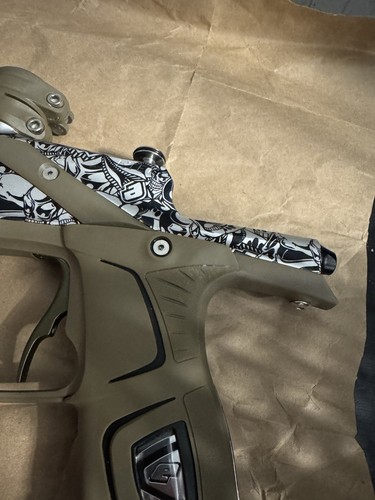 Used Planet Eclipse ETEK 5 “White Titan” W/Tan Custom Swap. Great Cond 12k Shots | eBay