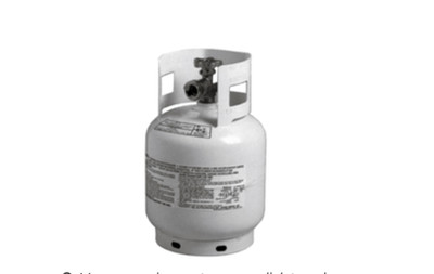 Manchester CYL5-OPD-M 5 lb Propane Tank Steel Cylinder w/ OPD Valve BBQ ...