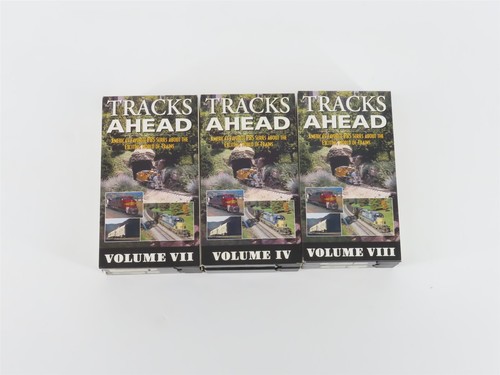 LOT of 8 Sets VHS Pentrex Tracks Ahead Railroad Videos Volumes 1-8 | eBay