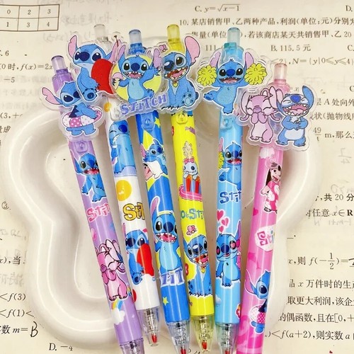 Cute Disney Cartoon Stitch Gel Pen 0.5mm Black Ink for Office or School ...