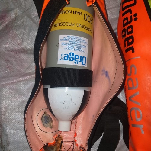 Draeger CF15 emergency escape breathing device 15 min EEBD from ship ...