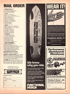 1977 • FUNCTIONAL DESIGN print ad • 1970s Skateboard ADV-80 | eBay