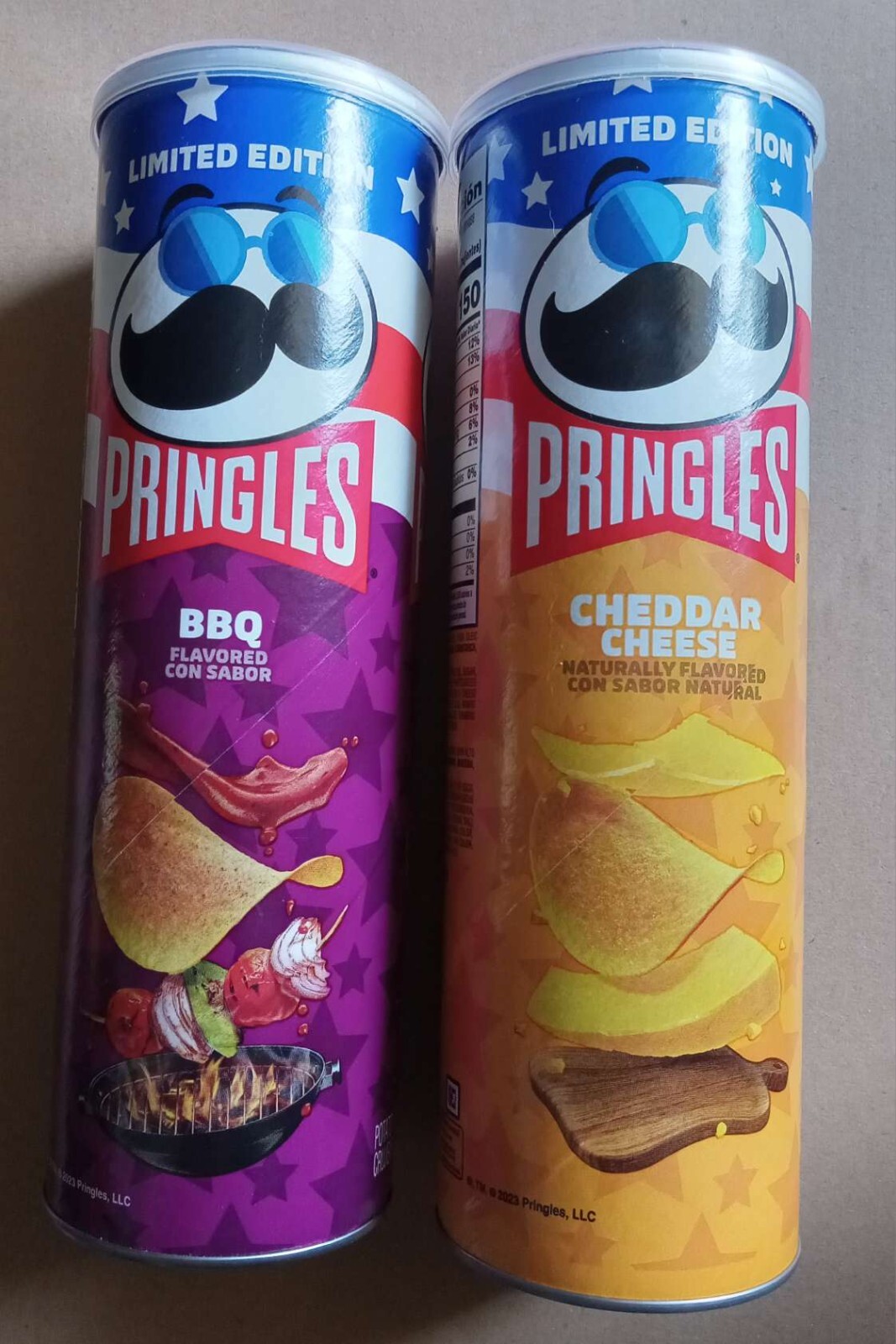 Lot Of Two Collectable Limited Edition Pringles Cans Used EMPTY | eBay