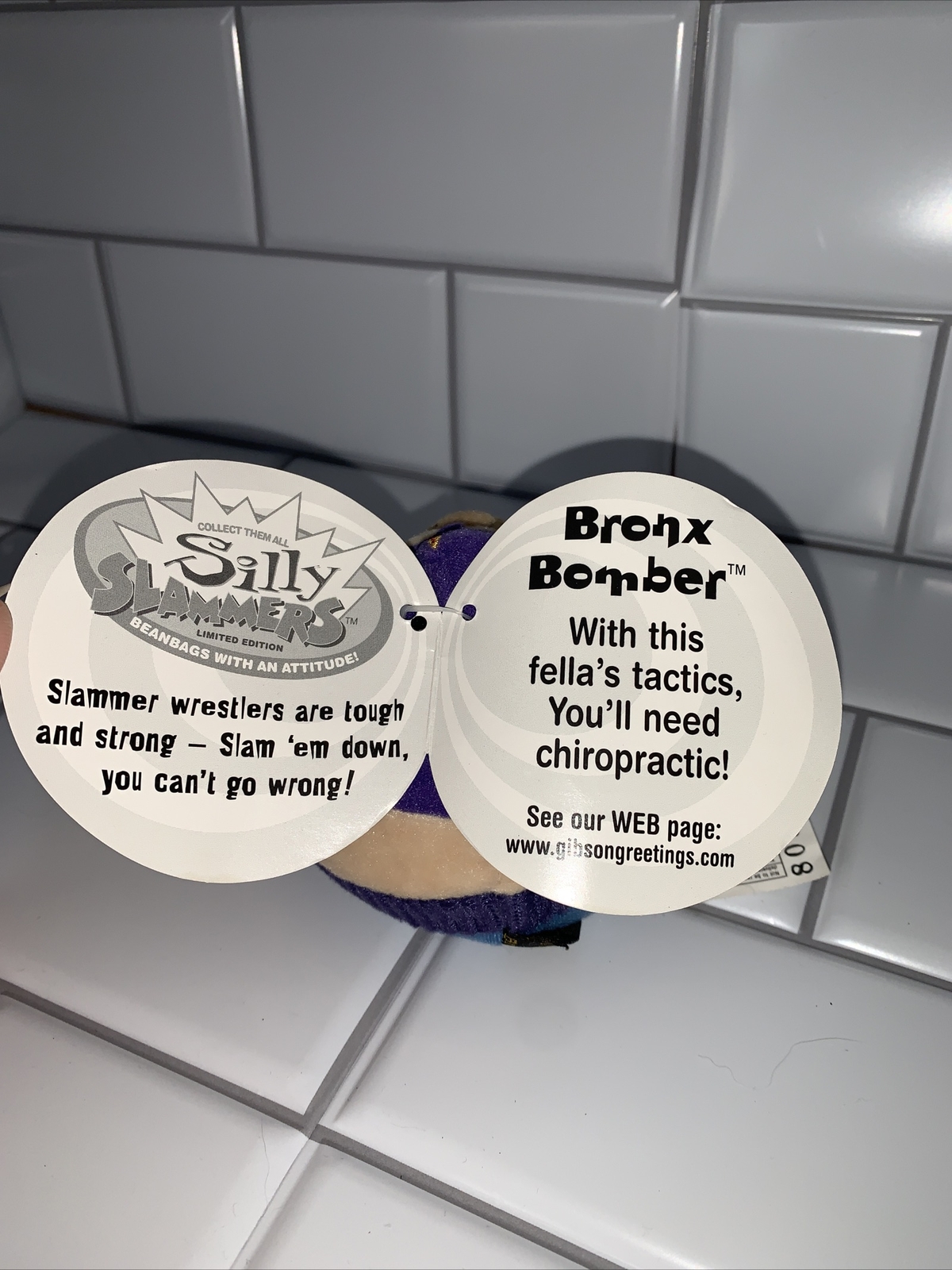 Vintage 90s Silly Slammers #66 Bronx Bomber Plush NO SOUND With Tags | eBay