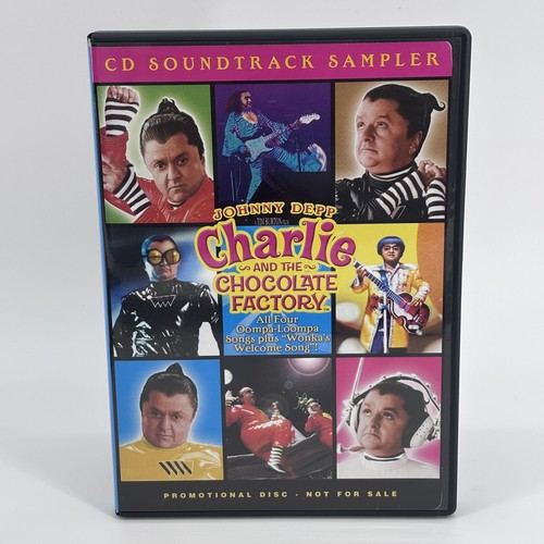 Johnny Depp Charlie and the Chocolate Factory (CD, 2005) Soundtrack ...