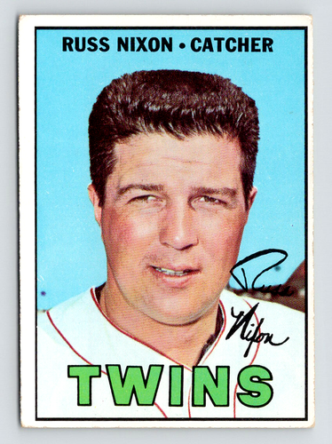 1967 Topps Card, #446 Russ Nixon, Minnesota Twins | eBay