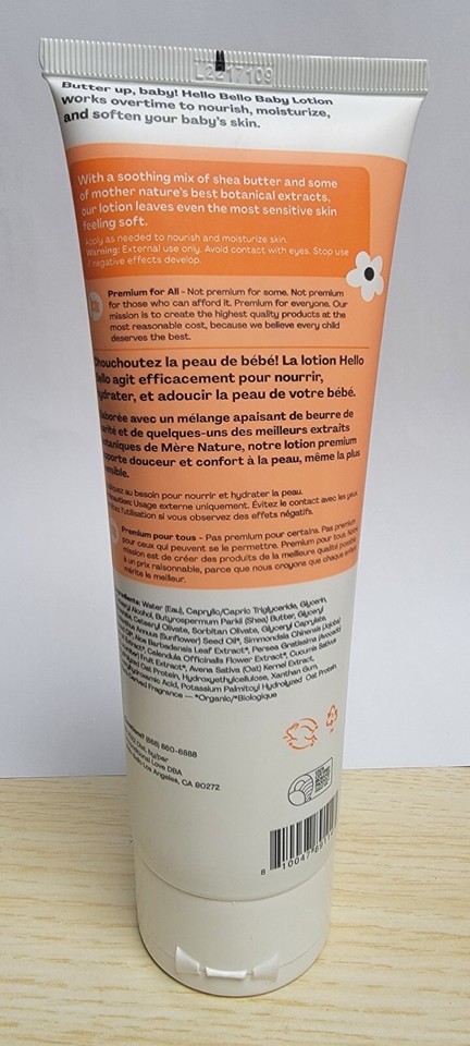 Hello Bello Premium Baby Lotion, Gentle Sweet Cream (PACKS 2) - FREE ...