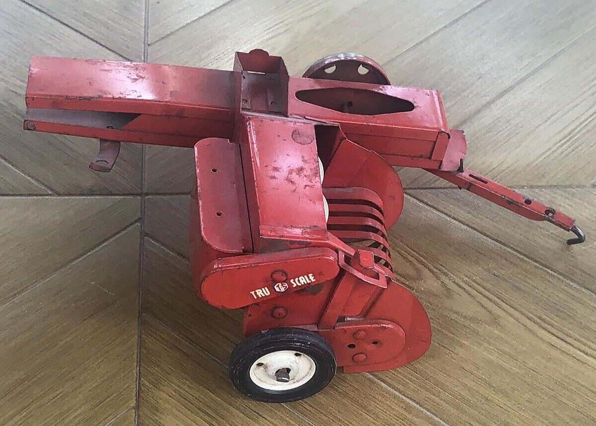 Vintage Tru-Scale 1:16 Scale Pressed Steel Toy Hay Baler | eBay