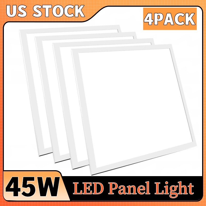 2x2 FT LED Flat Panel Troffer Light, 45W 5800LM Drop Ceiling Light ...