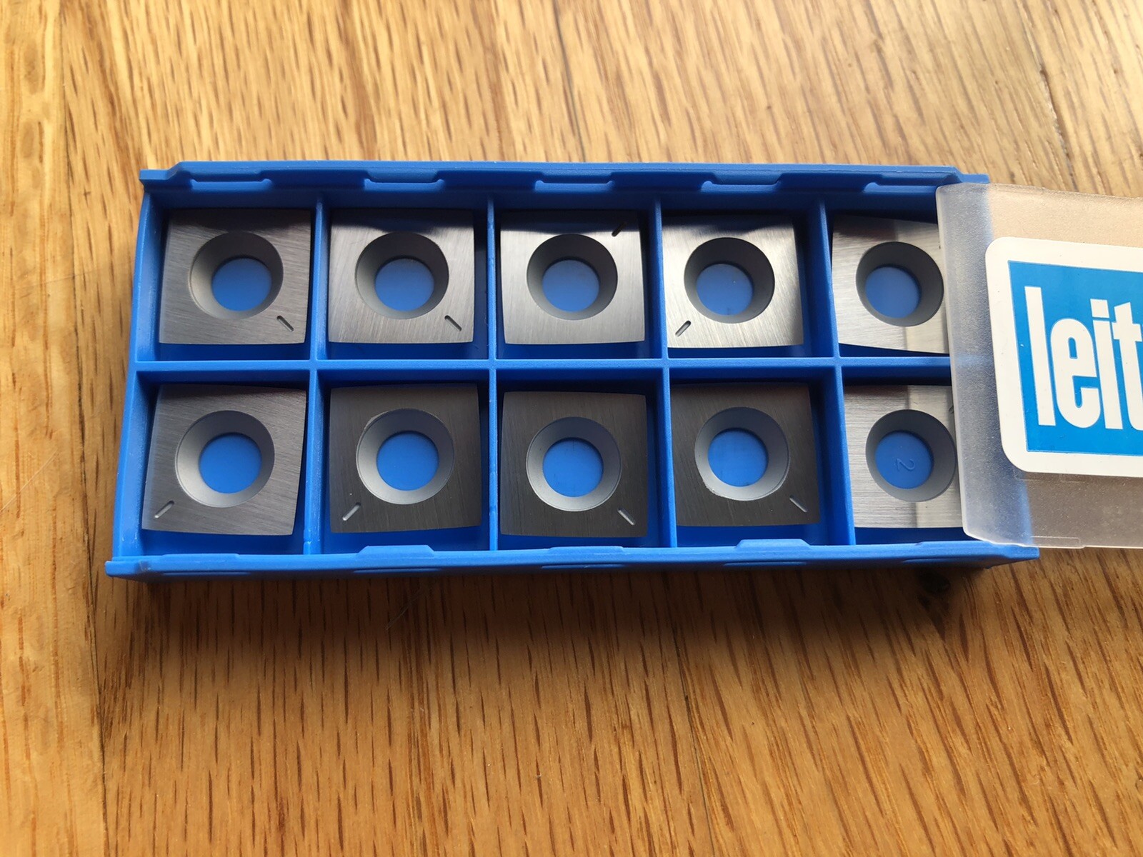 10 QTY NEW - LEITZ CABIDE TURNABLE INSERTS / KNIVES #9535 15mm x 15mm x ...
