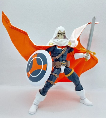 Marvel Legends The Cabal Taskmaster Dedicated Orange & White Wire Cape ...