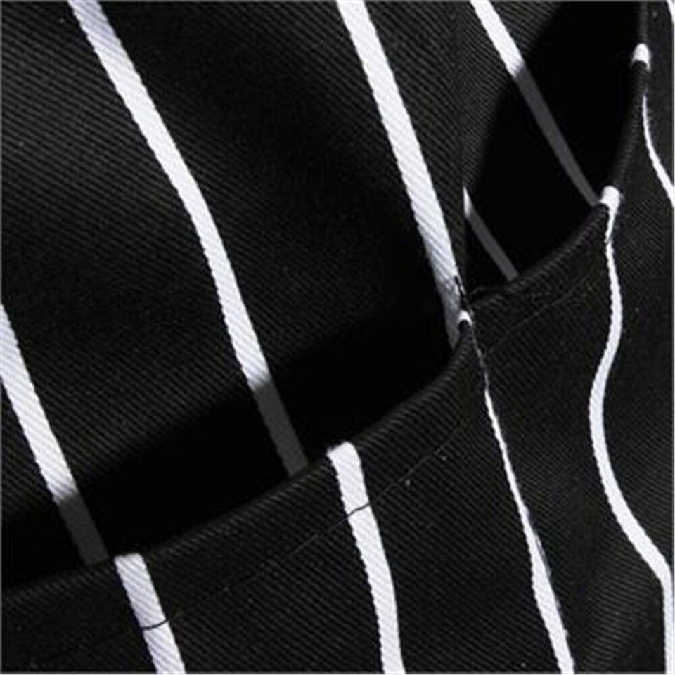 Catering Chef Cooks Butchers Bistro BBQ Apron Striped Cooking Baking ...