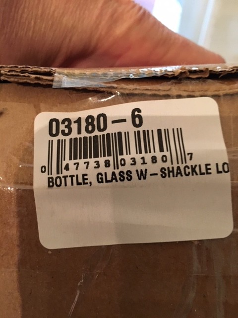 Leifheit Reusable 500ml Glass Bottle With Shackle Lock Stopper Durable ...