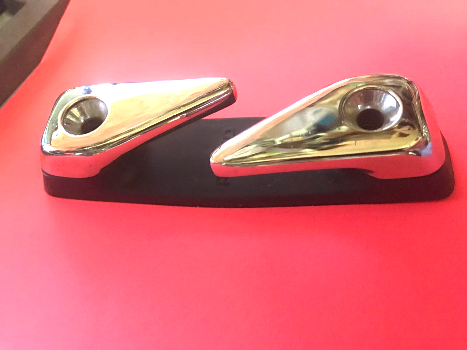 Perko Chromalex Fig 1307 #1 3-1/2" Chromium Plated Skene Bow Chocks ...