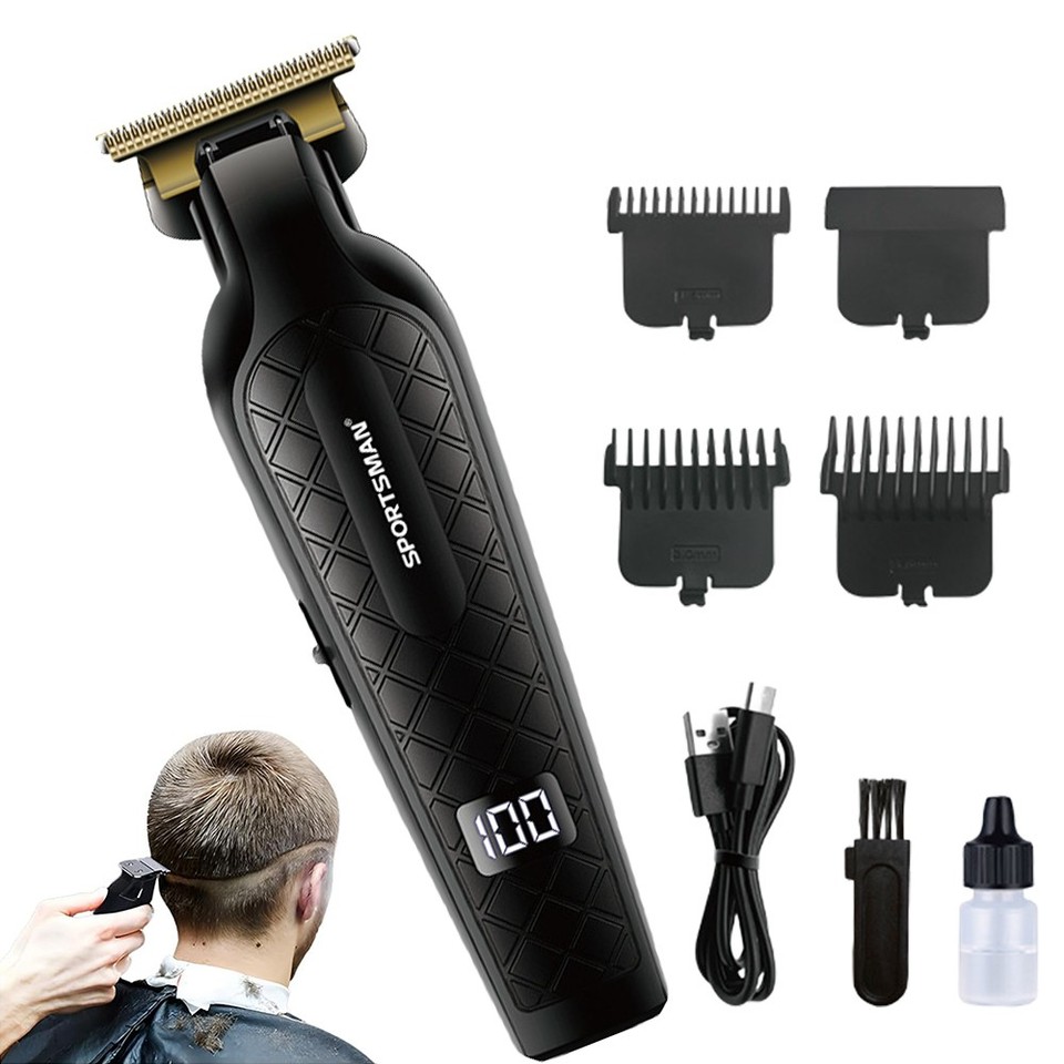 Cordless Beard Trimmer for Men Adjustable Hair Mustache Trimmer with ...