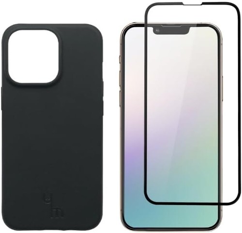 360 Case + Black Edge Glass for iPhone SE 2 3 iPhone 13 Pro Max / 12 / ...