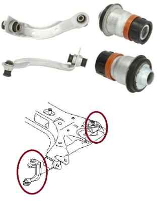 Front Subframe Axle Control Arm Links Bushes Bushings for Nissan Note ...