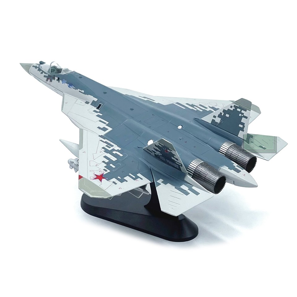 Alloy 1/72 Scale Russian Air Force Sukhoi Su-57 Fighter Finished Model ...
