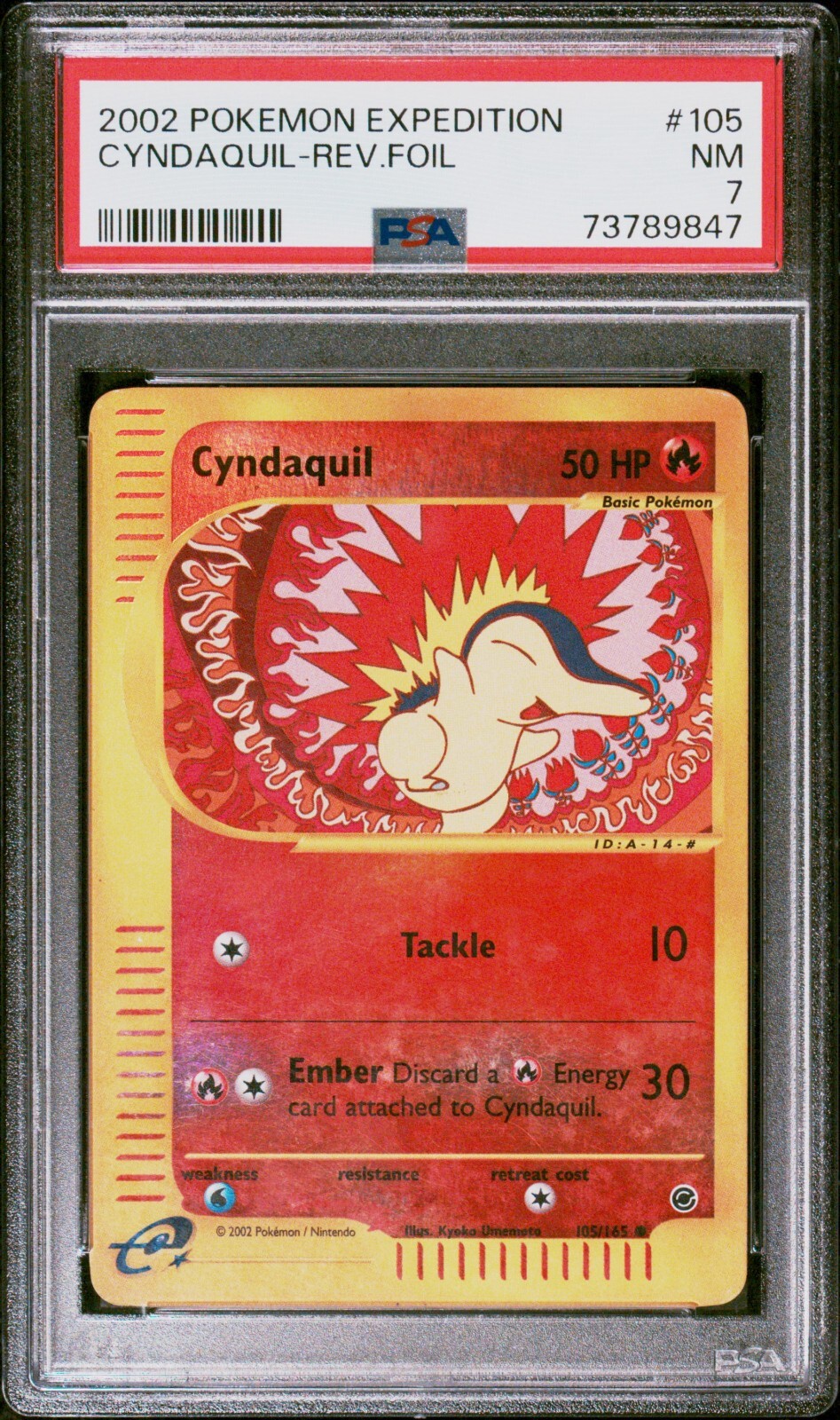 Pokémon TCG Cyndaquil Expedition 105/165 Reverse Holo Common for sale ...