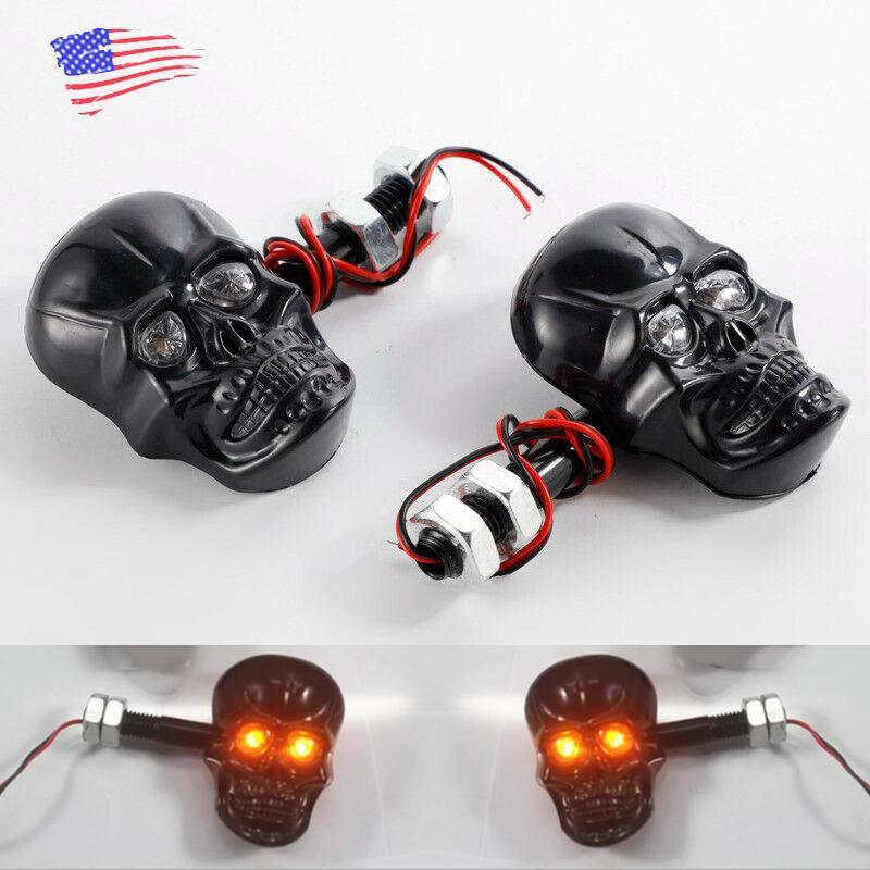 Skull Turn Signals For Motorcycles Generic Motorcycle Skull Taillight