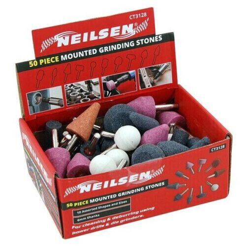 50pcs Mounted Grinding Stones for Air Die Grinders Tool Polishing 6mm ...