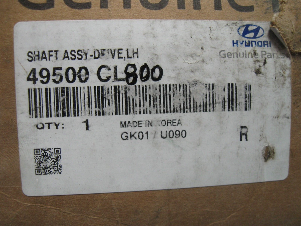 Hyundai 49500-CL800 Left CV Drive Axle Assembly for 21-23 Santa Fe | eBay