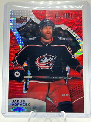 2021-22 Upper Deck Allure Red Rainbow Jakub Voracek - Columbus Blue ...