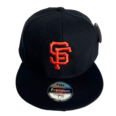 Mens San Francisco Giants Baseball Cap Fitted Flat Brim Hat Multi Size ...