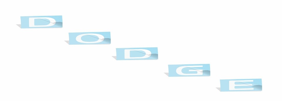 DODGE Trunk Badge Overlay Decal for 2015-2023 Dodge Challenger | eBay