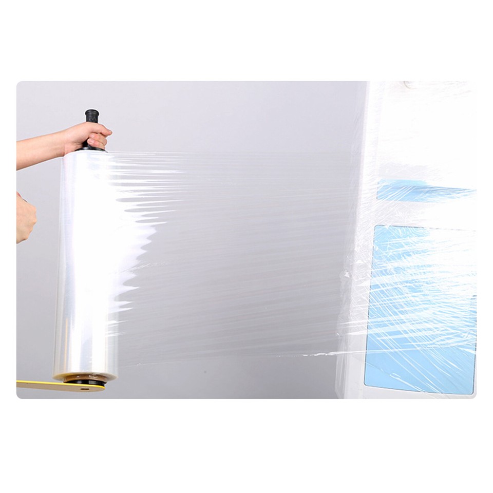 Hand-Held Pallet Wrap Dispenser Lightweight Plastic Stretch Film Shrink ...
