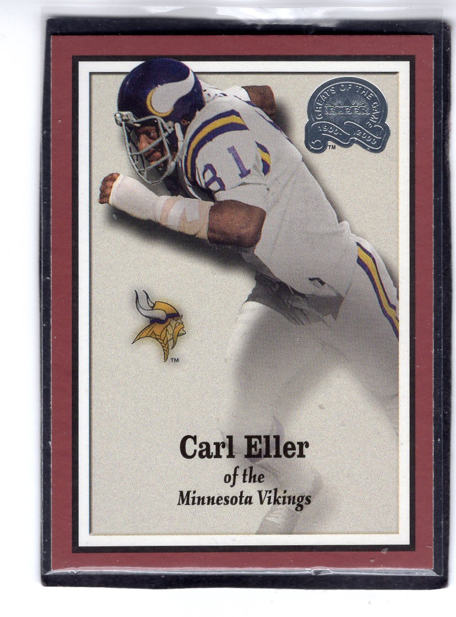 2000 CARL ELLER - Fleer "Greats of the Game" Football Card # 41 ...