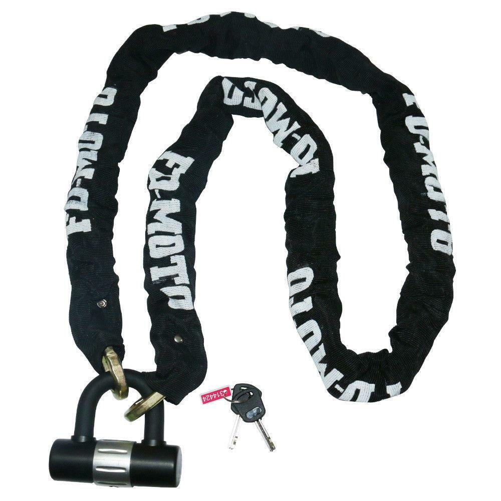 Motogard Heavy Duty Motorcycle Motorbike Chain and Disc Lock Lock 1.5m ...