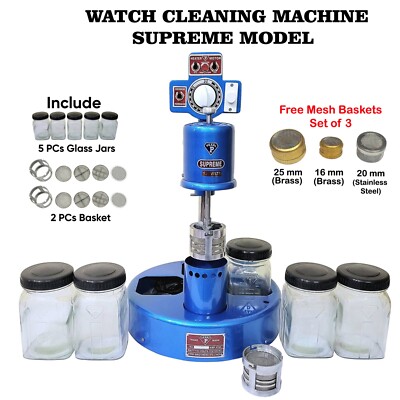 Supreme Watch Cleaning Machine 220 watts/volts || watch cleaning ...