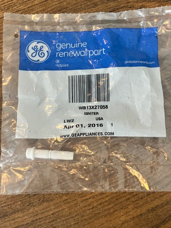 WB13X27058 GE OEM Range Burner Igniter Spark Electrode | eBay
