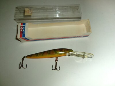 Vintage Rebel Naturalized Perch Spoonbill 3-1/2" Body Lure - Used ? (#3 ...