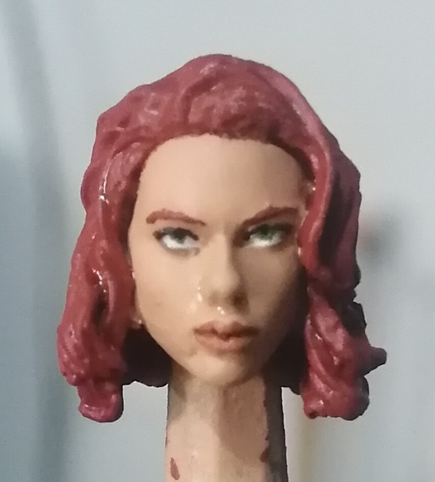 1/12 CUSTOM FEMALE HEAD SCULPT resin casted headcast DIY, YOU CHOOSE | eBay