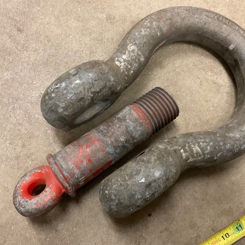 35 TON SHACKLE HEAVY DUTY CRANE RIGGING LIFT CLEVIS 35T, USA MADE, FREE ...