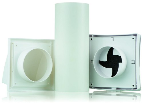 Fantronix Condensation Damp Control Passive Wall Intake Vent Grille Kit ...