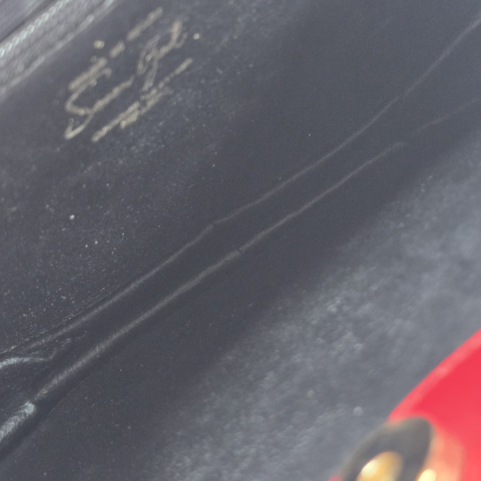 Susan Gail Genuine Vintage Spain Red Leather Crossbody Purse UNIQUE ...