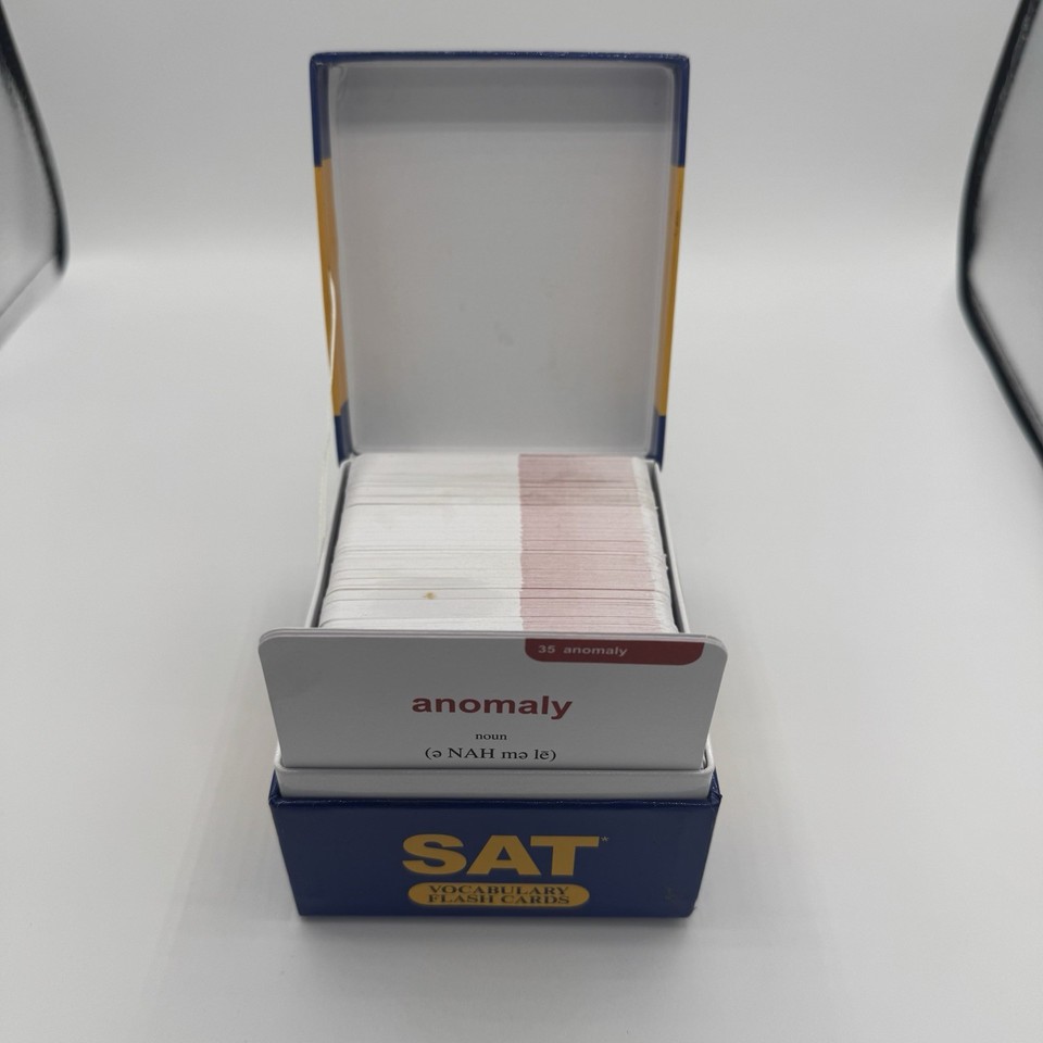 Barron's SAT Vocabulary Flash Cards 500 Flash Cards Test Preperation ...