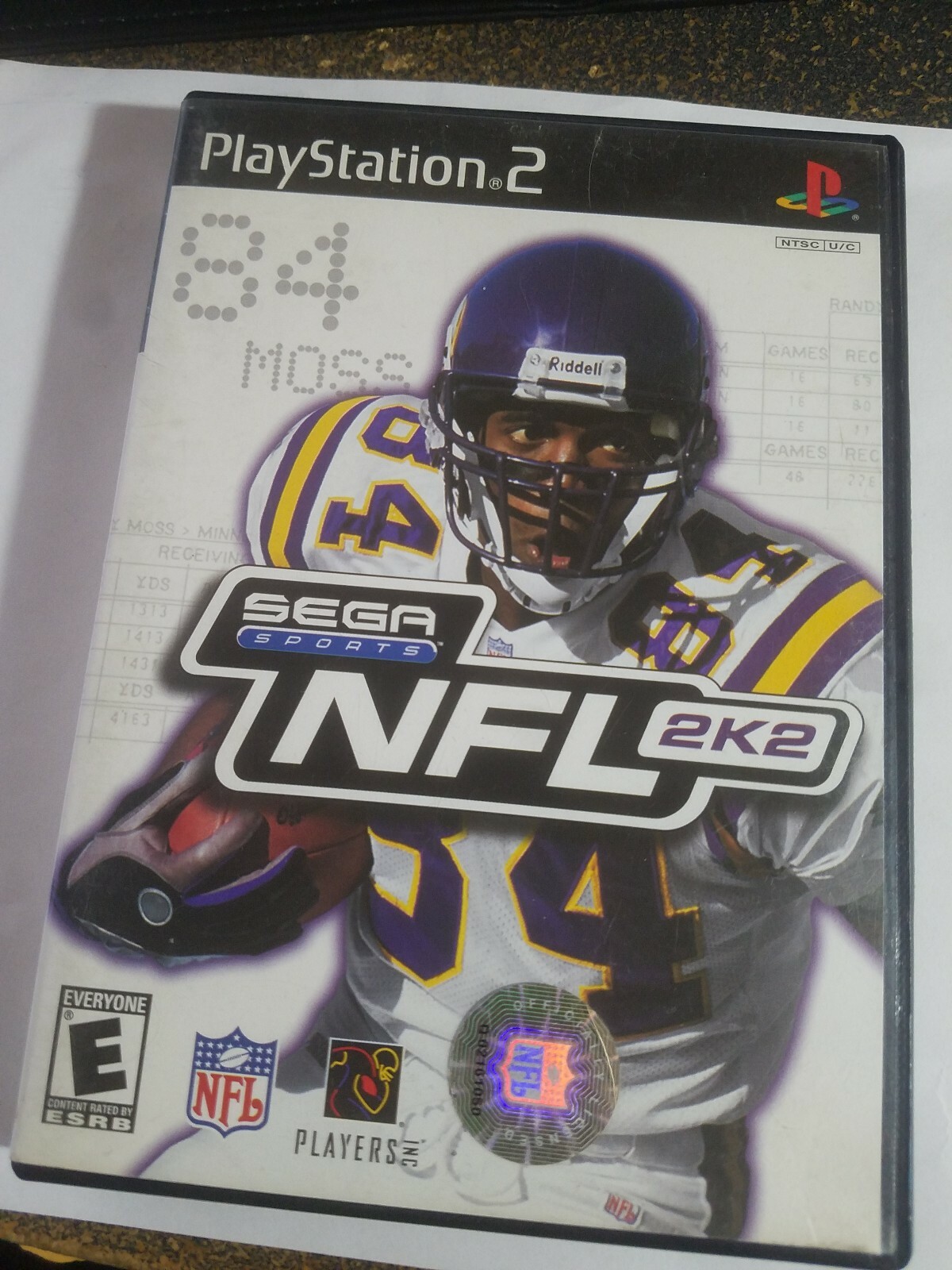 NFL Football 2K2 (Sony PlayStation 2, 2001) Ps2 video game. 10086630022 ...
