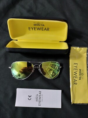 New Invicta Eyewear Adult Aviator Sunglasses iew045-03 Made In Italy ...
