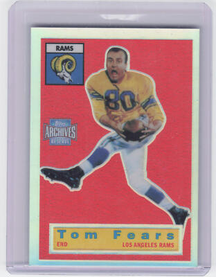 2001 Topps Archives Reserve #78 Tom Fears | eBay