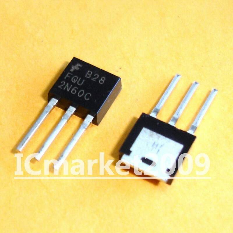 50 PCS FQU2N60C TO-251 FQU 2N60C FQU2N60 600V N-Channel Mosfet ...