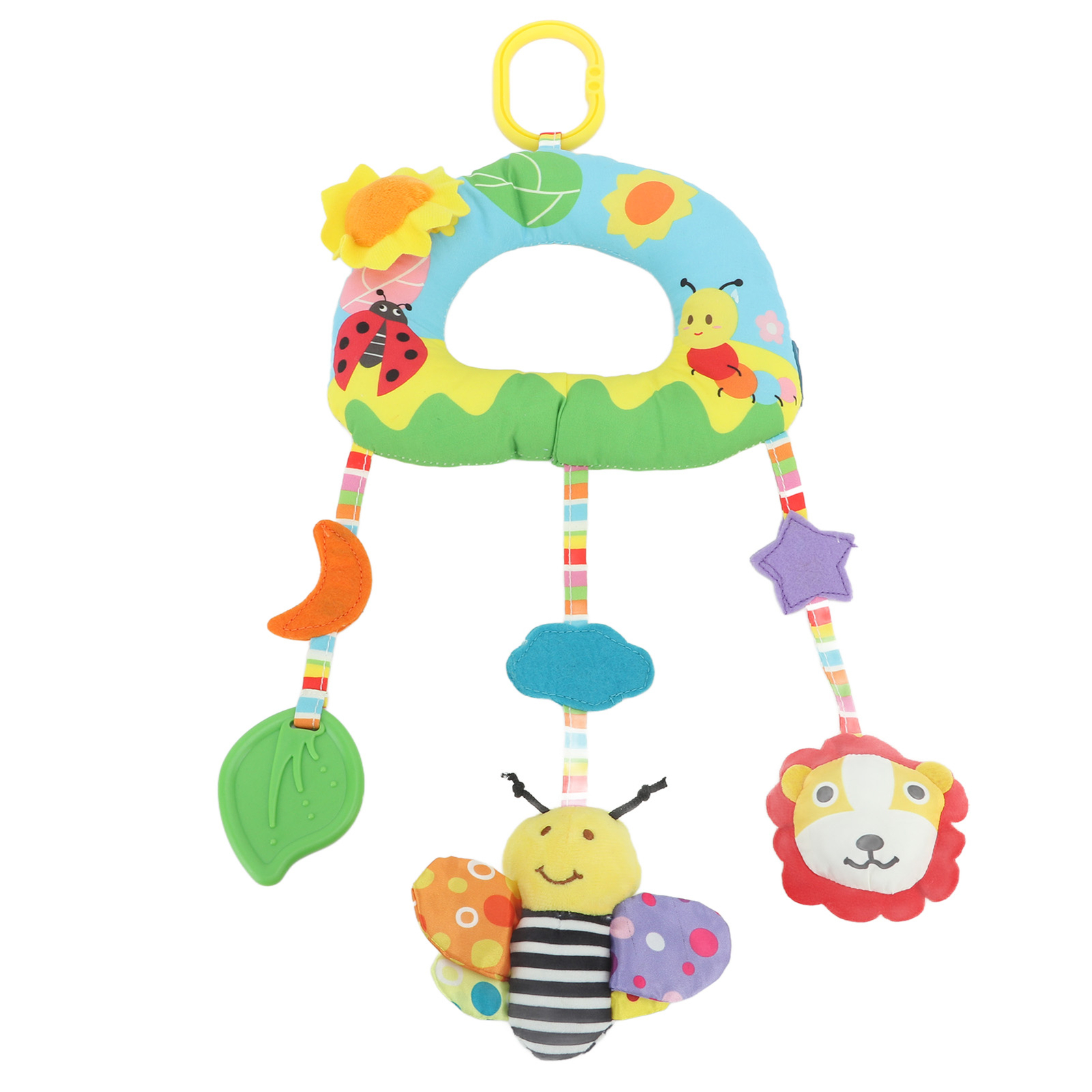 (Triangle) Baby Car Toy Baby Toy Plush Hanging Clip On Infant | eBay