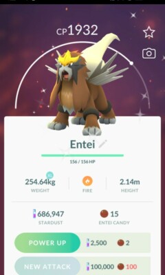 SHINY LEGENDARY ENTEI!!! - PKMN GO!!! - NON REGISTERED!!! | eBay