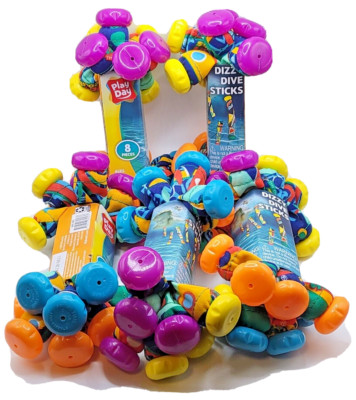 Lot of 5 New Play Day Dizzy Dive Sticks 8 Pack = 40 Total Ages 6+ Pool ...