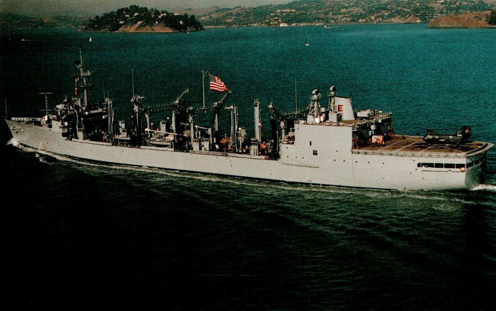 Postcard USS Kansas City AOR-3 Oiler Replenishment Ship | eBay